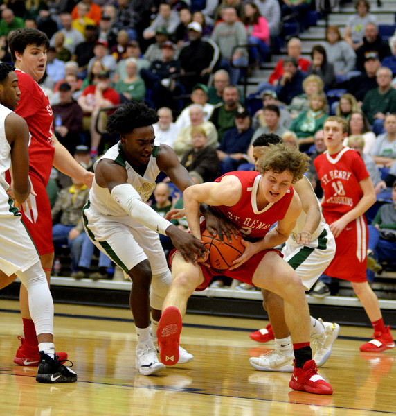 St. Henry vs Springfield Catholic Central boys basketball Photo Album ...