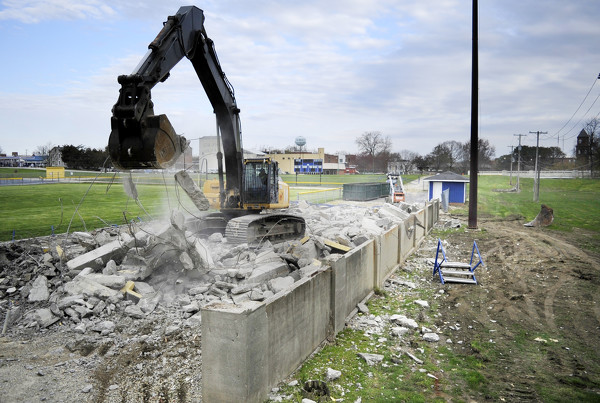 Skip Baughman Stadium torn down Photo Album | The Daily Standard