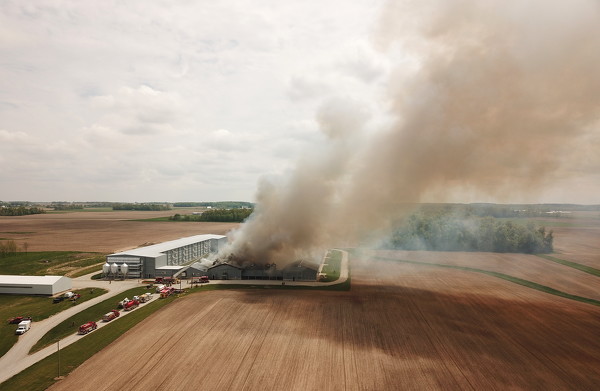Poultry barn fire on Mercer-Darke County Line Road Photo Album | The ...