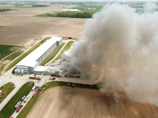 Poultry barn fire on Mercer-Darke County Line Road Photo Album | The ...