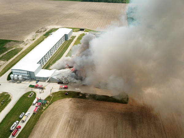 Poultry barn fire on Mercer-Darke County Line Road Photo Album | The ...