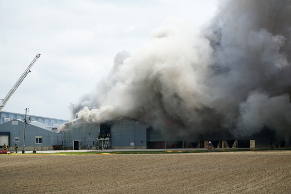 Poultry barn fire on Mercer-Darke County Line Road Photo Album | The ...