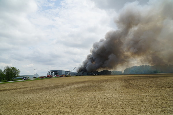 Poultry barn fire on Mercer-Darke County Line Road Photo Album | The ...