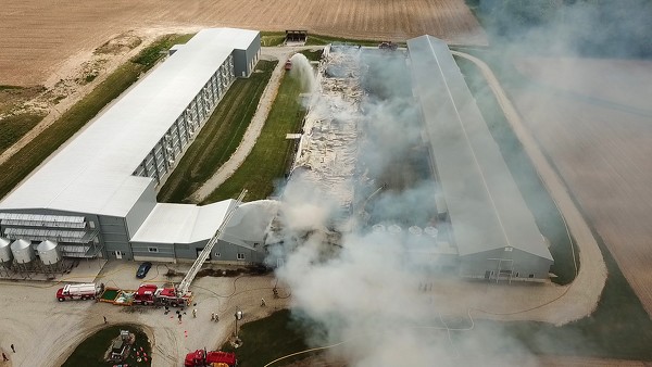Poultry barn fire on Mercer-Darke County Line Road Photo Album | The ...