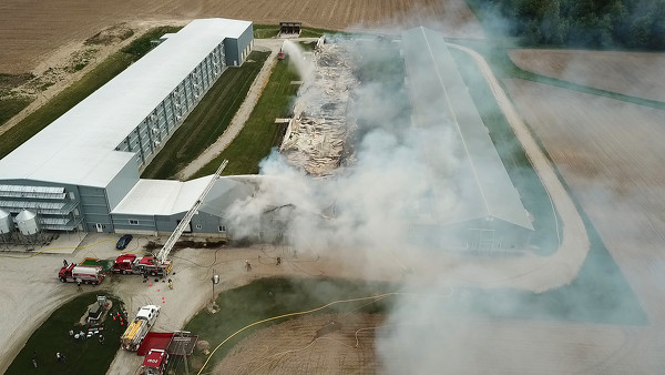Poultry barn fire on Mercer-Darke County Line Road Photo Album | The ...